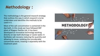 Importance of Salt Recovery Plant in Textile Dyeing Industry. | PPTX