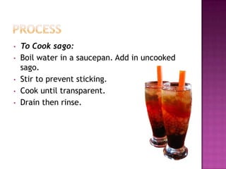 Sago't gulaman revised | PPTX