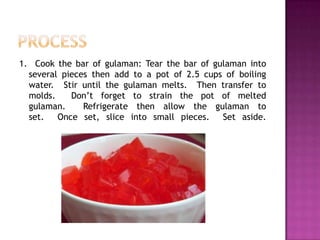 Sago't gulaman revised | PPTX