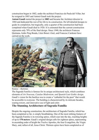 Sagrada Familia: The Unfinished Beauty of Barcelona | CIO Women ...