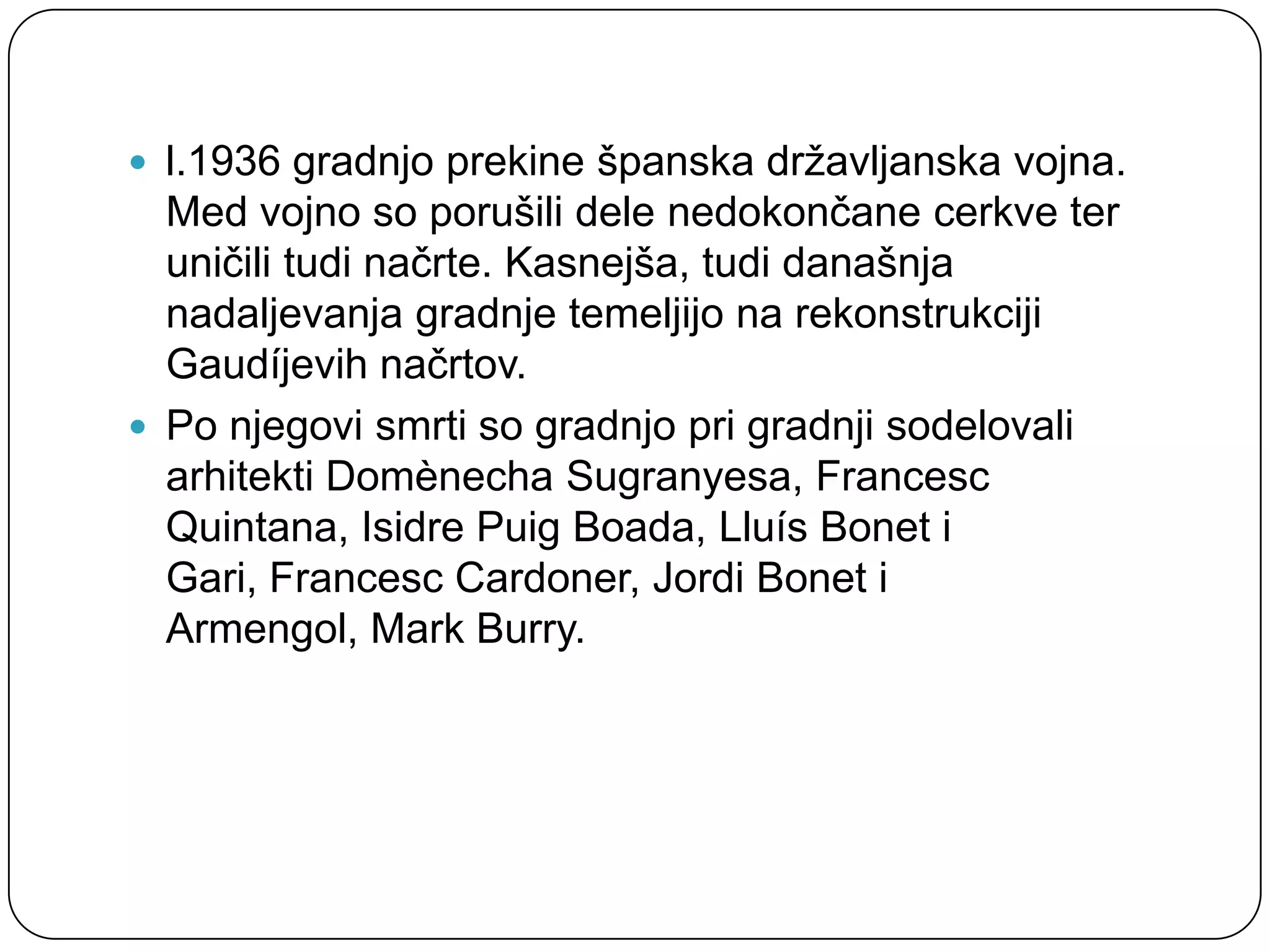 Sagrada famillia | PPTX