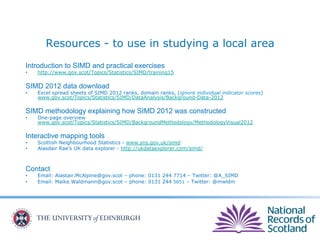 SAGT Conference 2015 - Scottish Government Stats and teaching | PPT