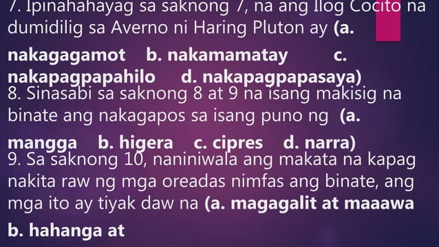 Sa gubat na mapanglaw | PPTX