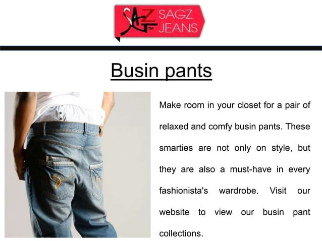 jeans sagging | PPT
