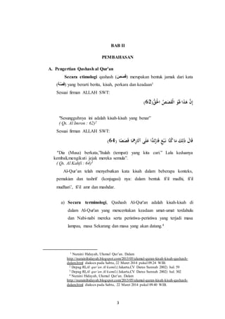 Makalah Qashash Al qur'an | DOCX