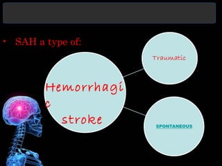 Subarachnoid hemorrhage | PPT