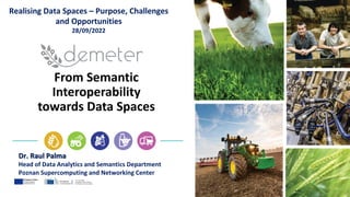 From Semantic Interoperability towards Data Spaces | PDF