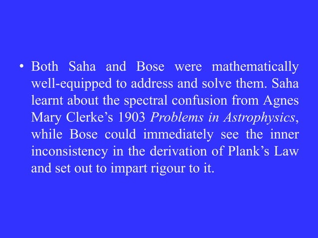 Meghnad Saha: Work, life, and times | PPTX | Physics | Science