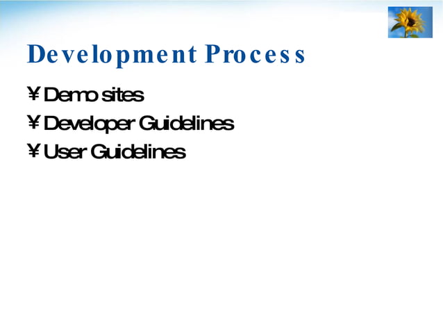 Sahana community development process | PPT