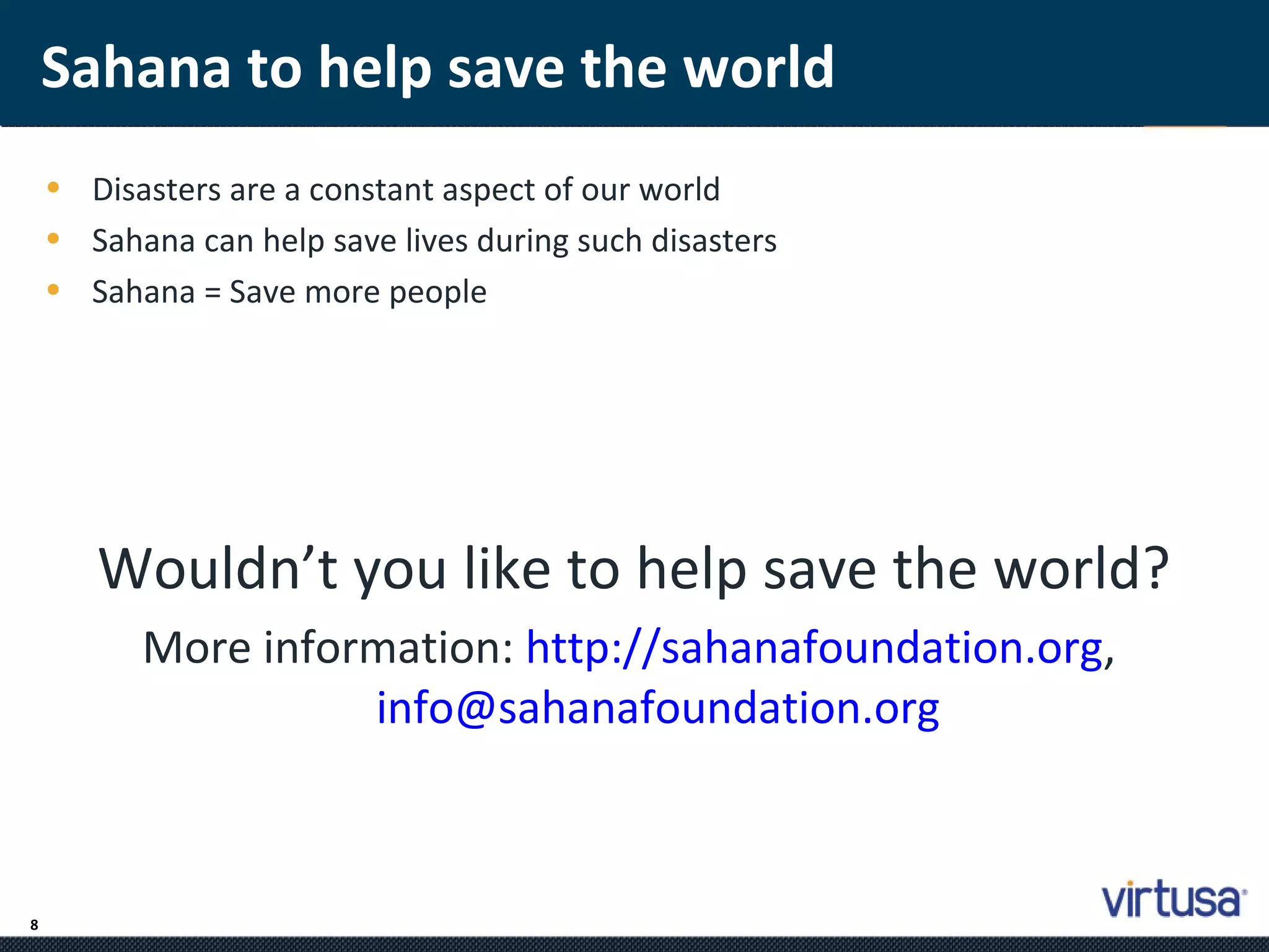 Introduction to the Sahana Software Foundation | PPT