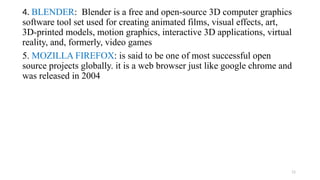 Open source software ,meaning concpet advantages and disadvantages gent ppt 2024.ppt
