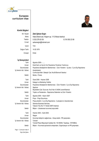 Curriculum Vitae | DOCX