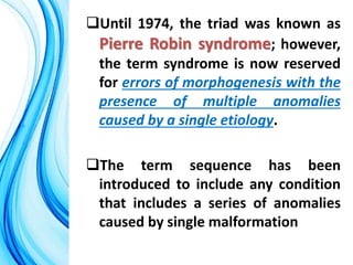 Pierre Robin Syndrome | PPTX