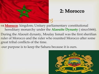 Sahara Conflict Moroccan Sahara/Western Sahara, Morocco, Africa | PPTX