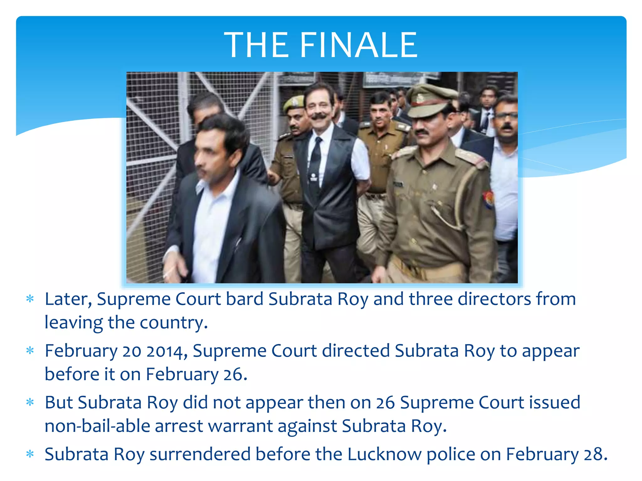 THE CURIOUS CASE OF SAHARA INDIA PARIWAR | PPT