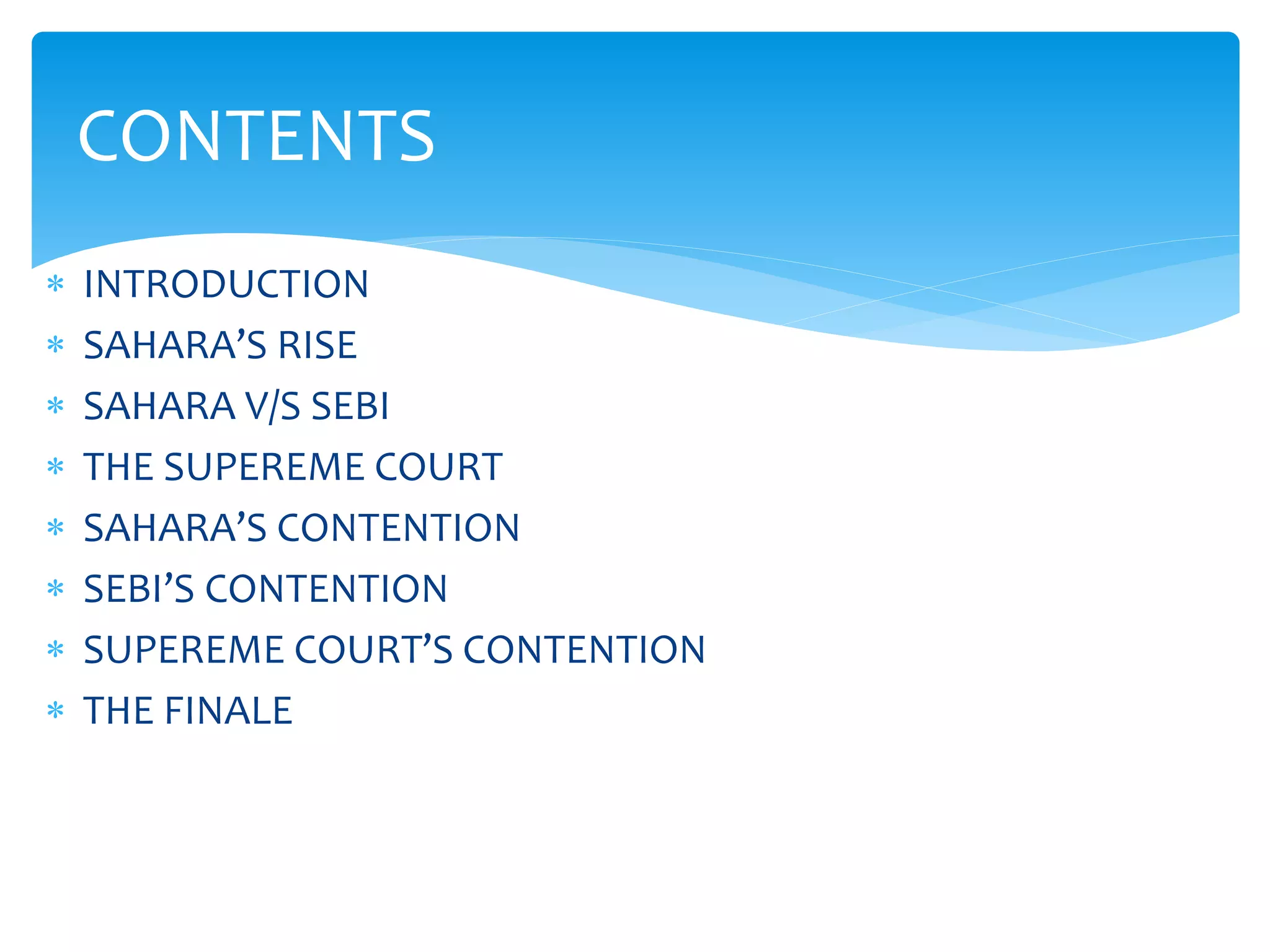 THE CURIOUS CASE OF SAHARA INDIA PARIWAR | PPT