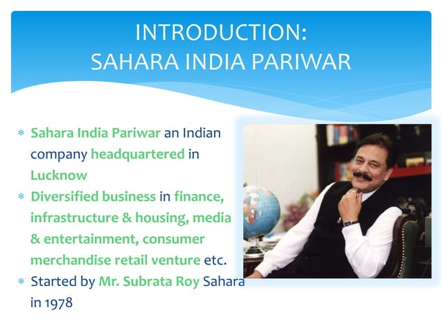 THE CURIOUS CASE OF SAHARA INDIA PARIWAR | PPT