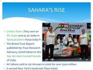 THE CURIOUS CASE OF SAHARA INDIA PARIWAR | PPTX