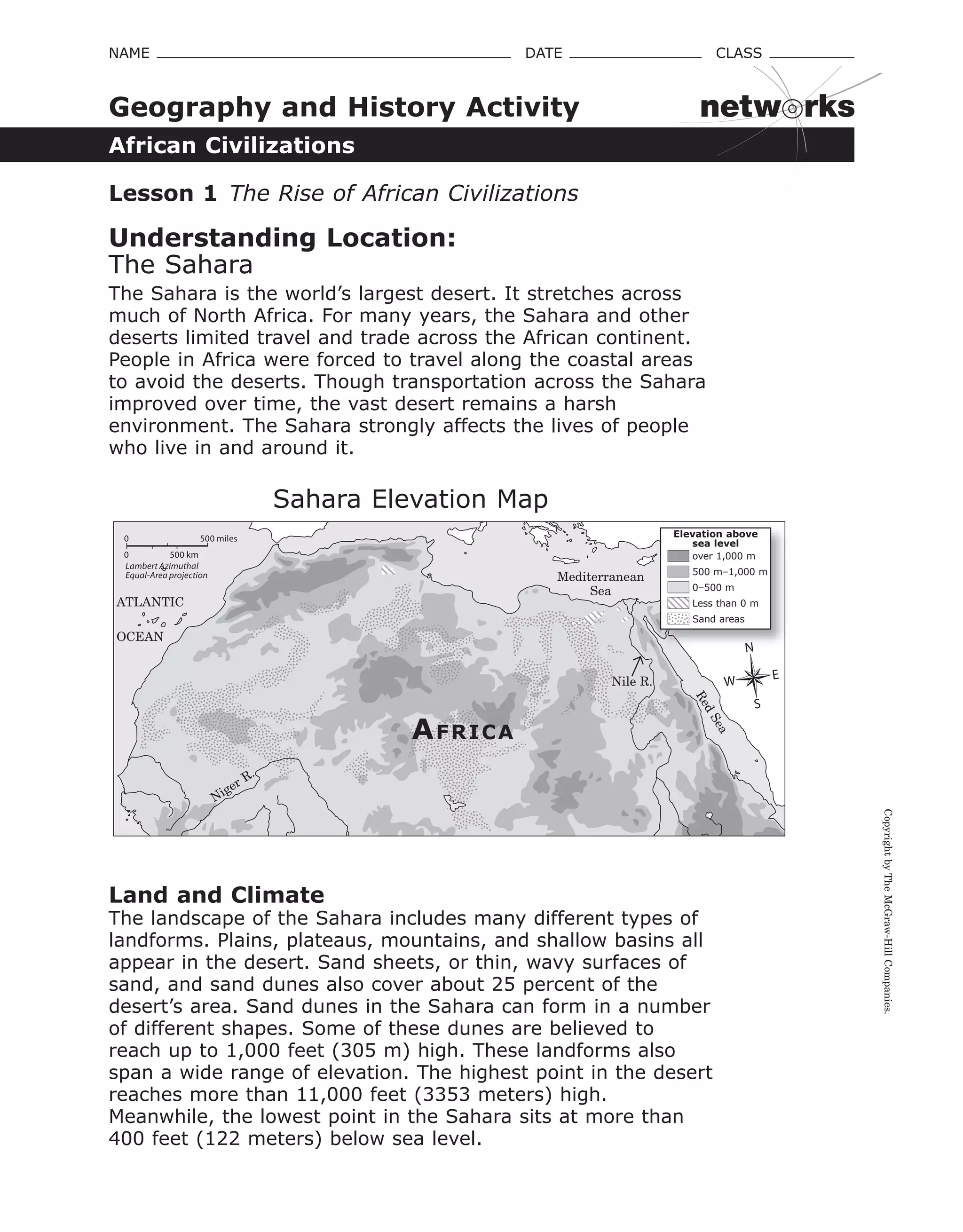 Sahara | PDF