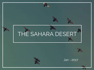 Sahara | PPTX