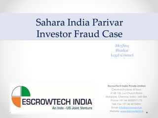 Sahara case | PPTX