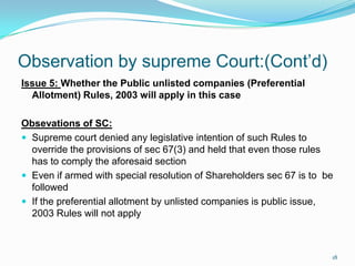 Sahara V/s Sebi Case analysis (Law point of view) | PPTX