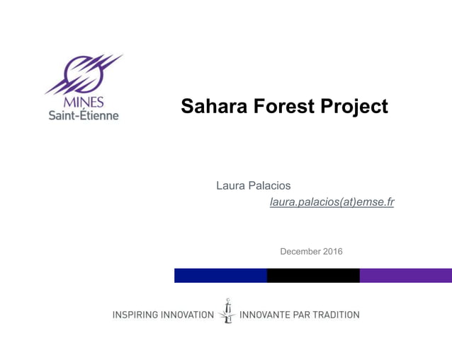 Sahara forest project | PPT
