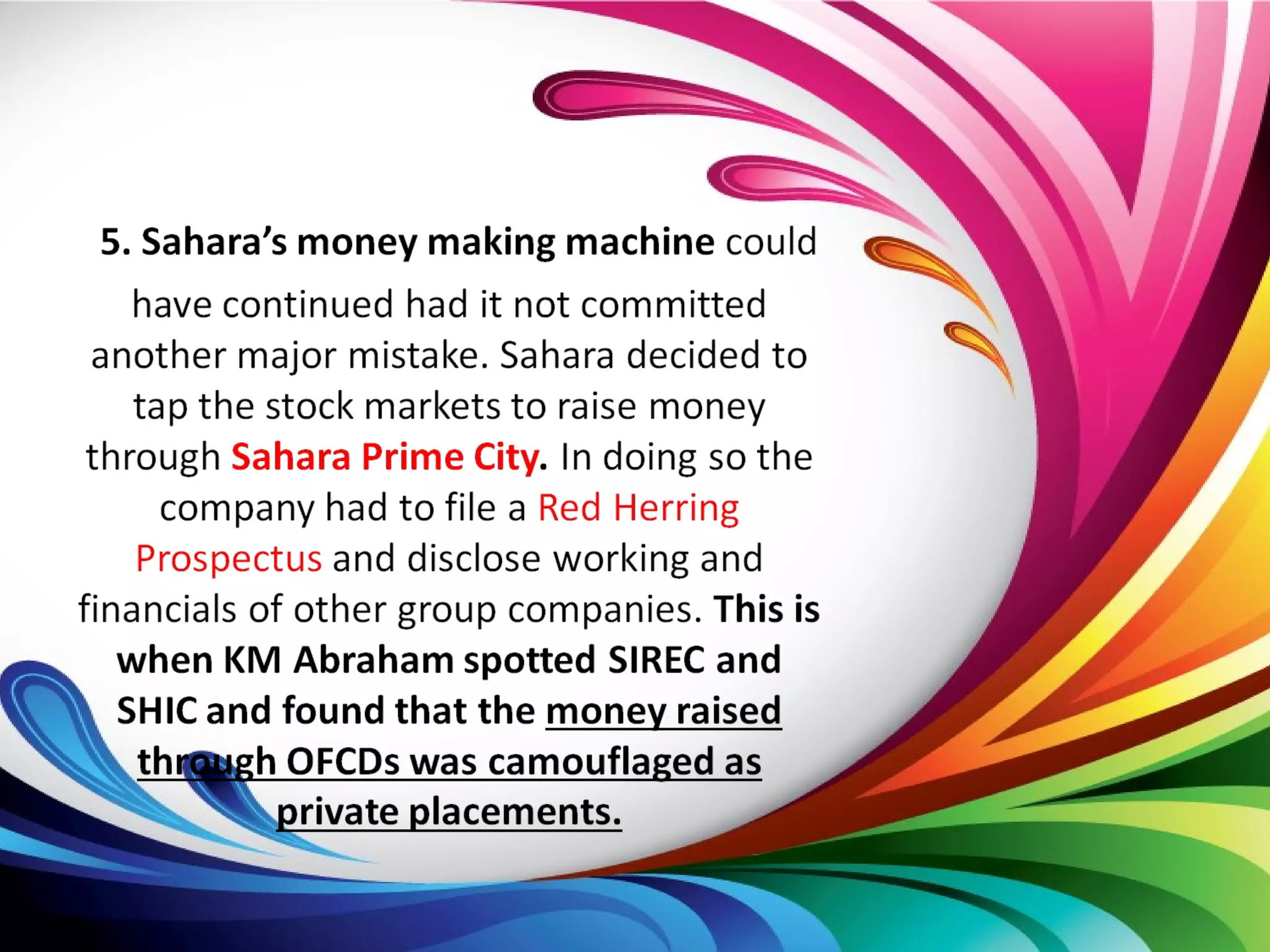 Sahara group v/s SEBI | PPT