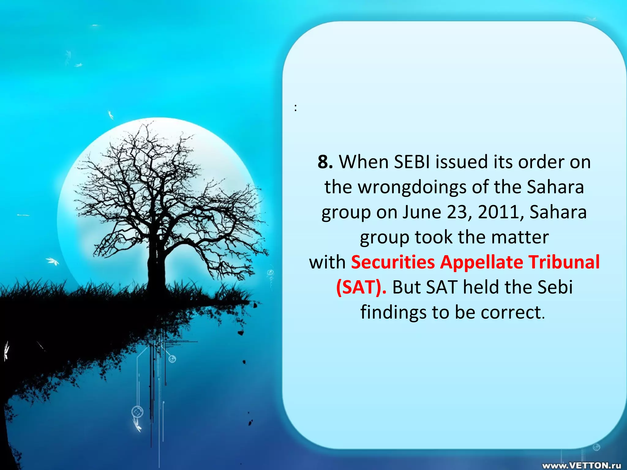 Sahara group v/s SEBI | PPT