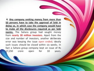 Sahara group v/s SEBI | PPT