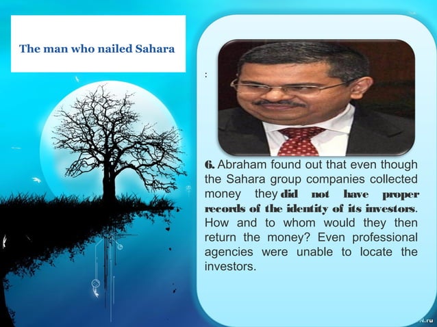 Sahara group v/s SEBI | PPT