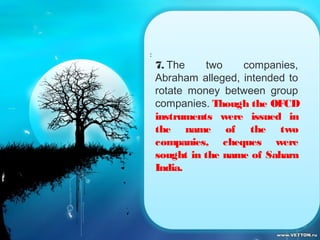 Sahara group v/s SEBI | PPT