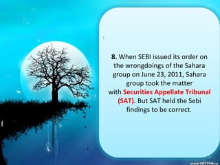 Sahara group v/s SEBI | PPT
