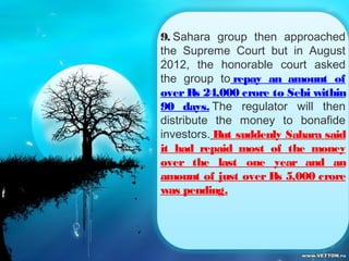 Sahara group v/s SEBI | PPT