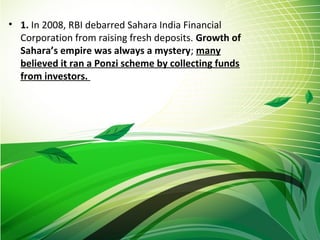 Sahara group v/s SEBI | PPT