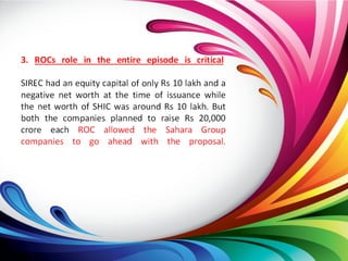 Sahara group v/s SEBI | PPT