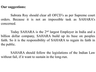 SAHARA India Pariwar | PPTX