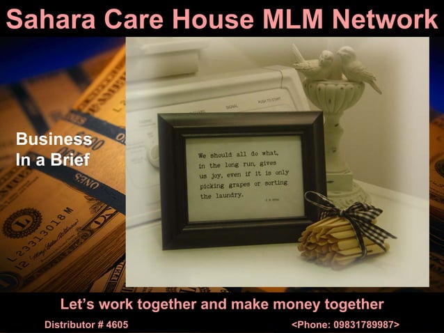 Sahara Network Rajib Ghosh | PPT