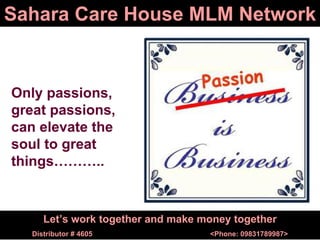 Sahara Network Rajib Ghosh | PPT