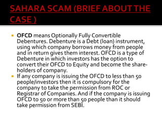 Sahara scam | PPTX