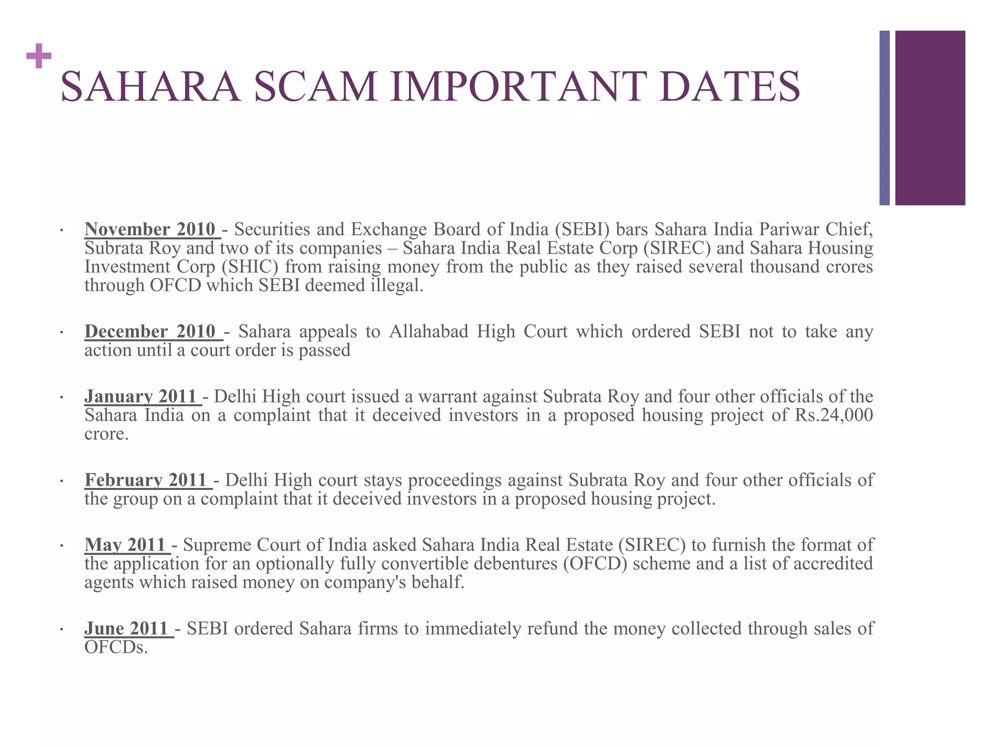 Sahara scam power point | PPTX