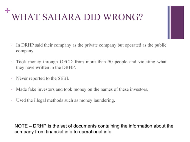 Sahara scam power point | PPTX | Stocks and Bonds | Personal Investing