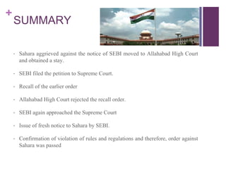 Sahara scam power point | PPTX