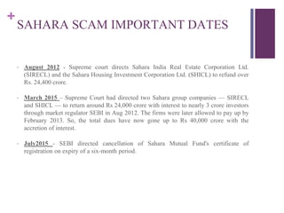 Sahara scam power point | PPTX