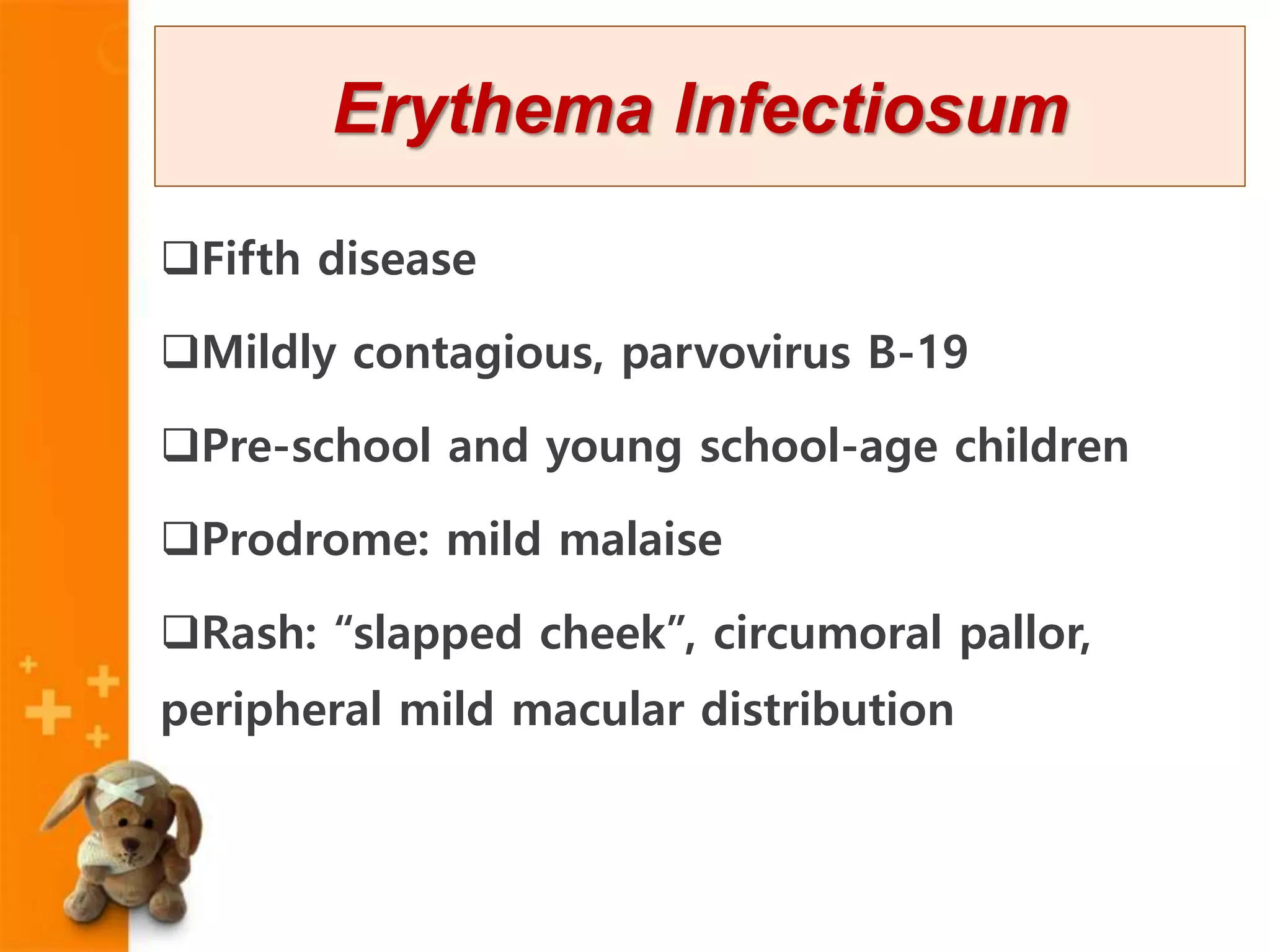 Common pediatric skin rash | PPTX | Infectious Diseases | Diseases and ...