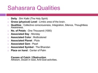 Sahasrara Chakra - Sahaja Yoga Beginner's GUide | PPTX