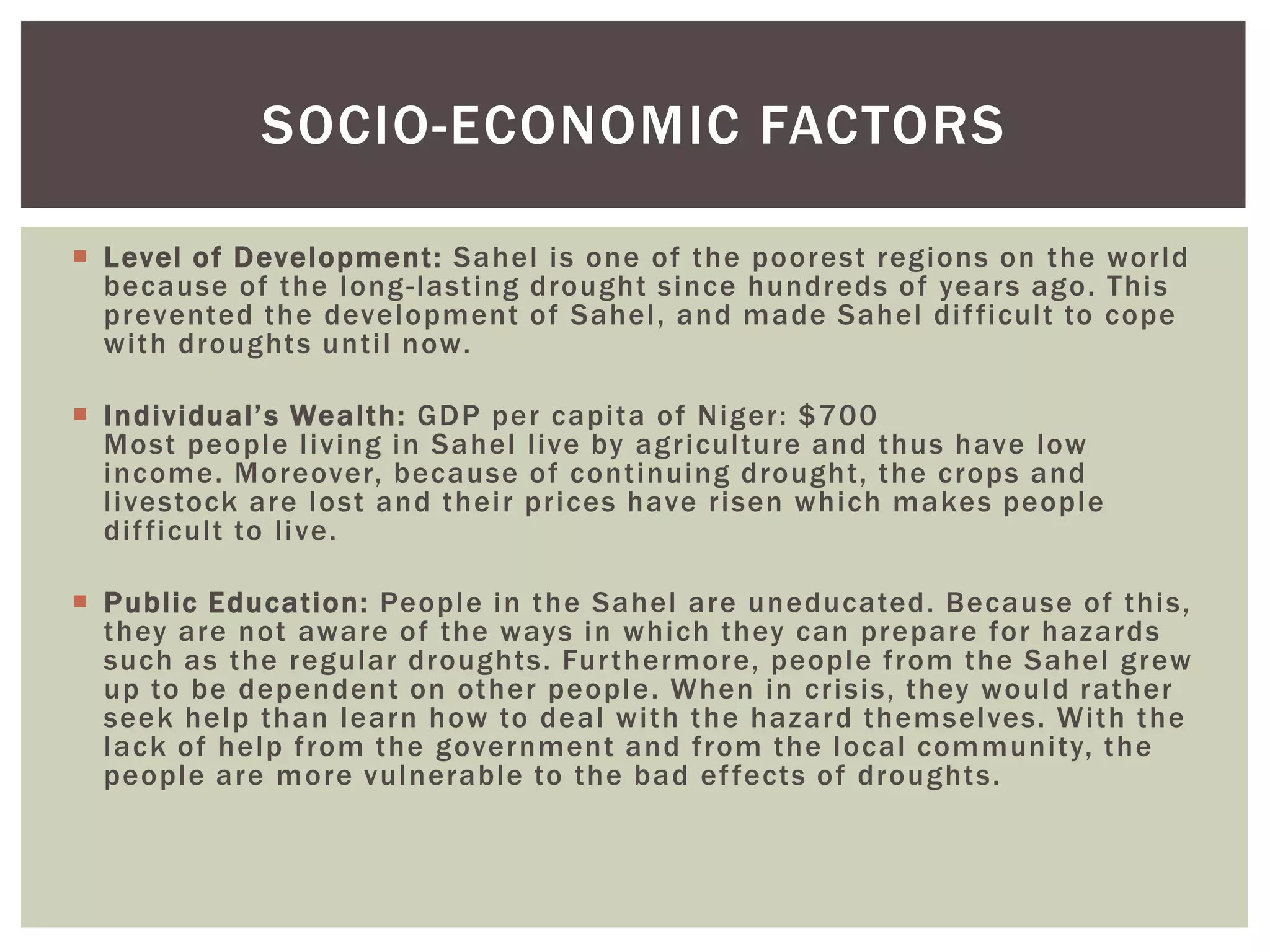 Sahel drought 2010 | PPTX