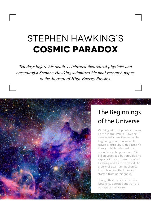 Stephen Hawking’s Cosmic Paradox