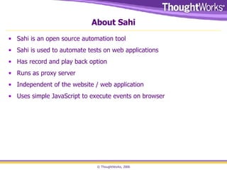 Sahi Conference | PPT