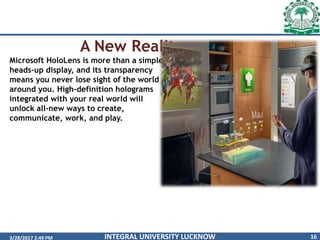 Microsoft HoloLens | PPTX | Computer Peripherals | Computing